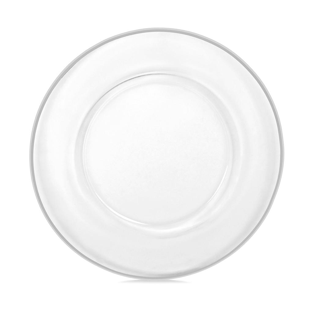 Classic Silver Rim Charger – Silver Spoon Party Rental