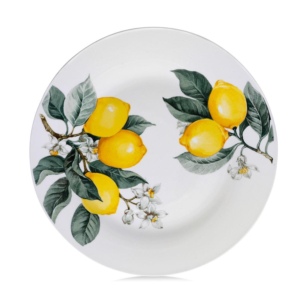 Lemon Leaf Plate – Silver Spoon Party Rental