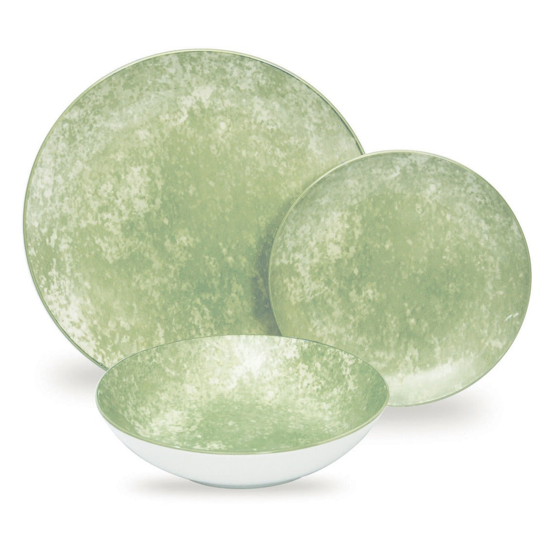 Lime Pebble plate collection – Silver Spoon Party Rental