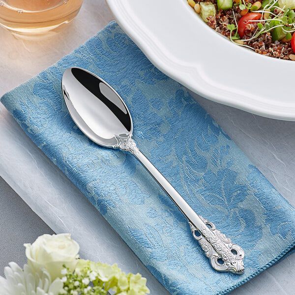 Meat Elegant Salad Serving Spoons – Silver Spoon Party Rental