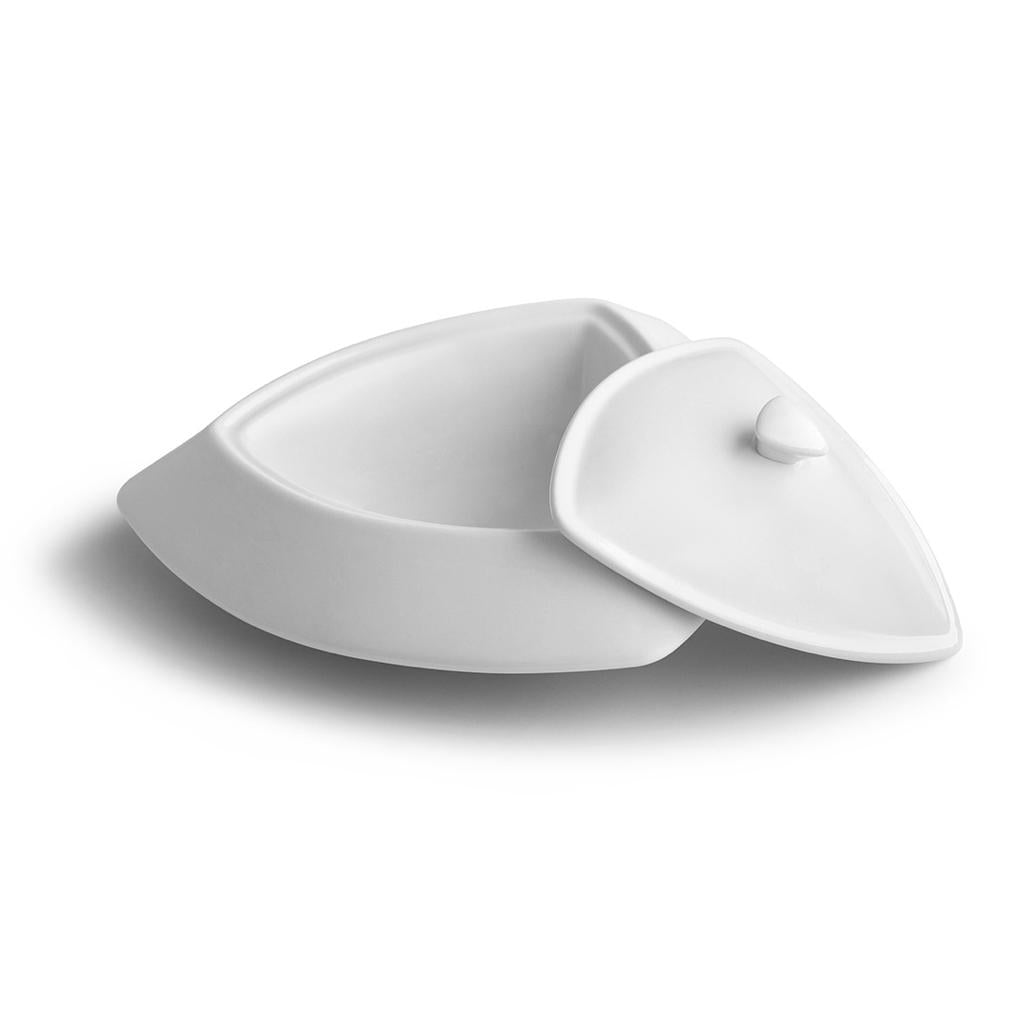 Triangular Soup Crock – Silver Spoon Party Rental