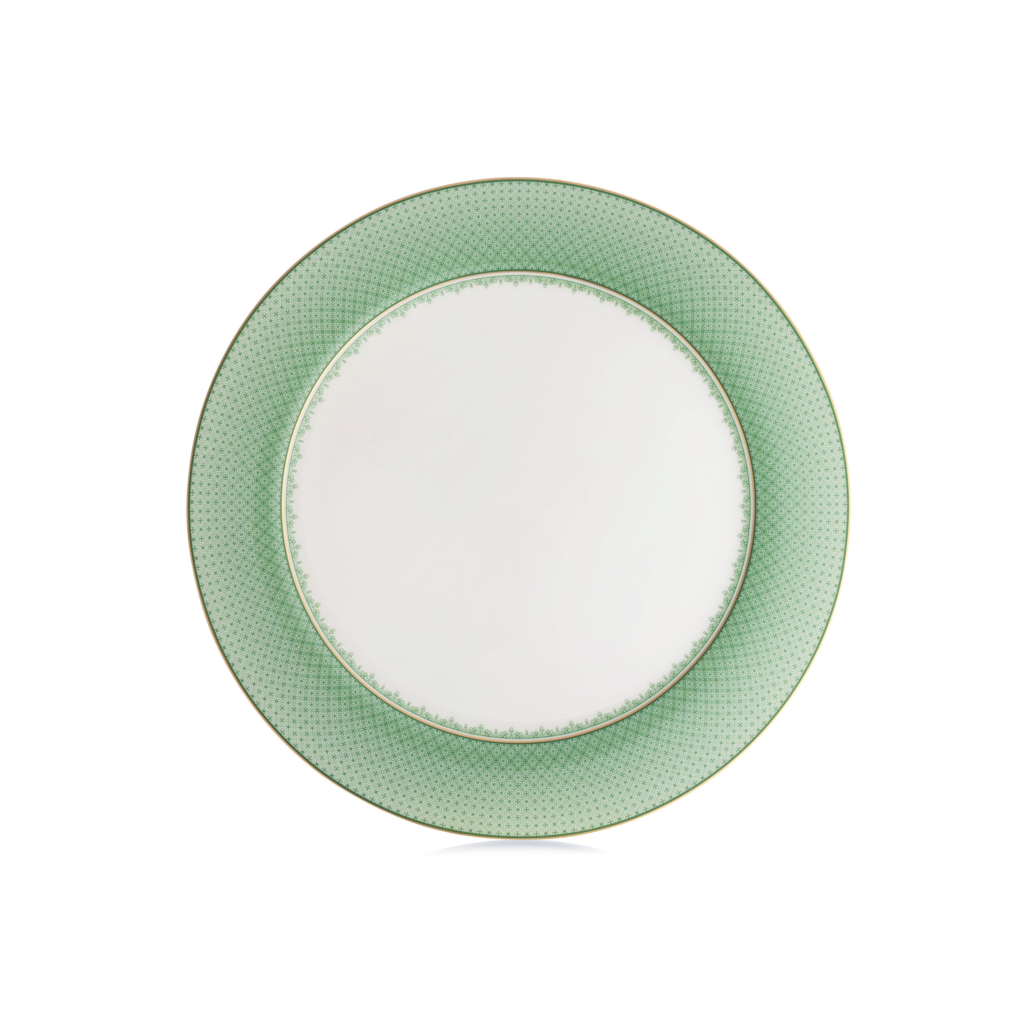 Green Emerald Lace Charger – Silver Spoon Party Rental