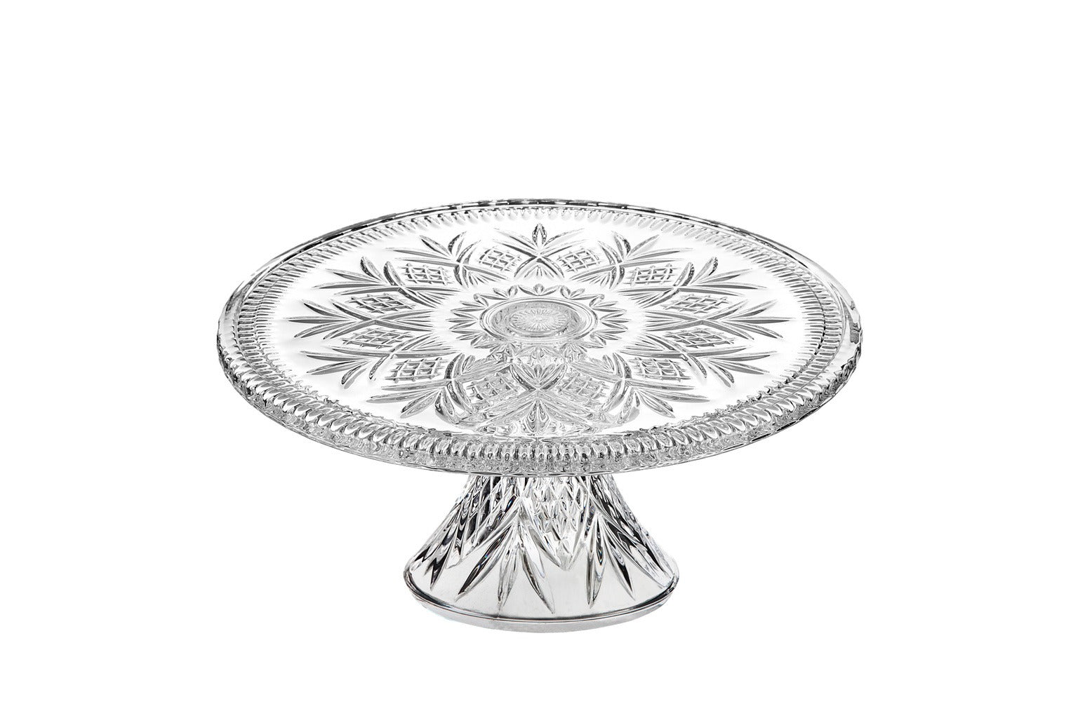 Dublin Crystal Cake Stand 12" – Silver Spoon Party Rental